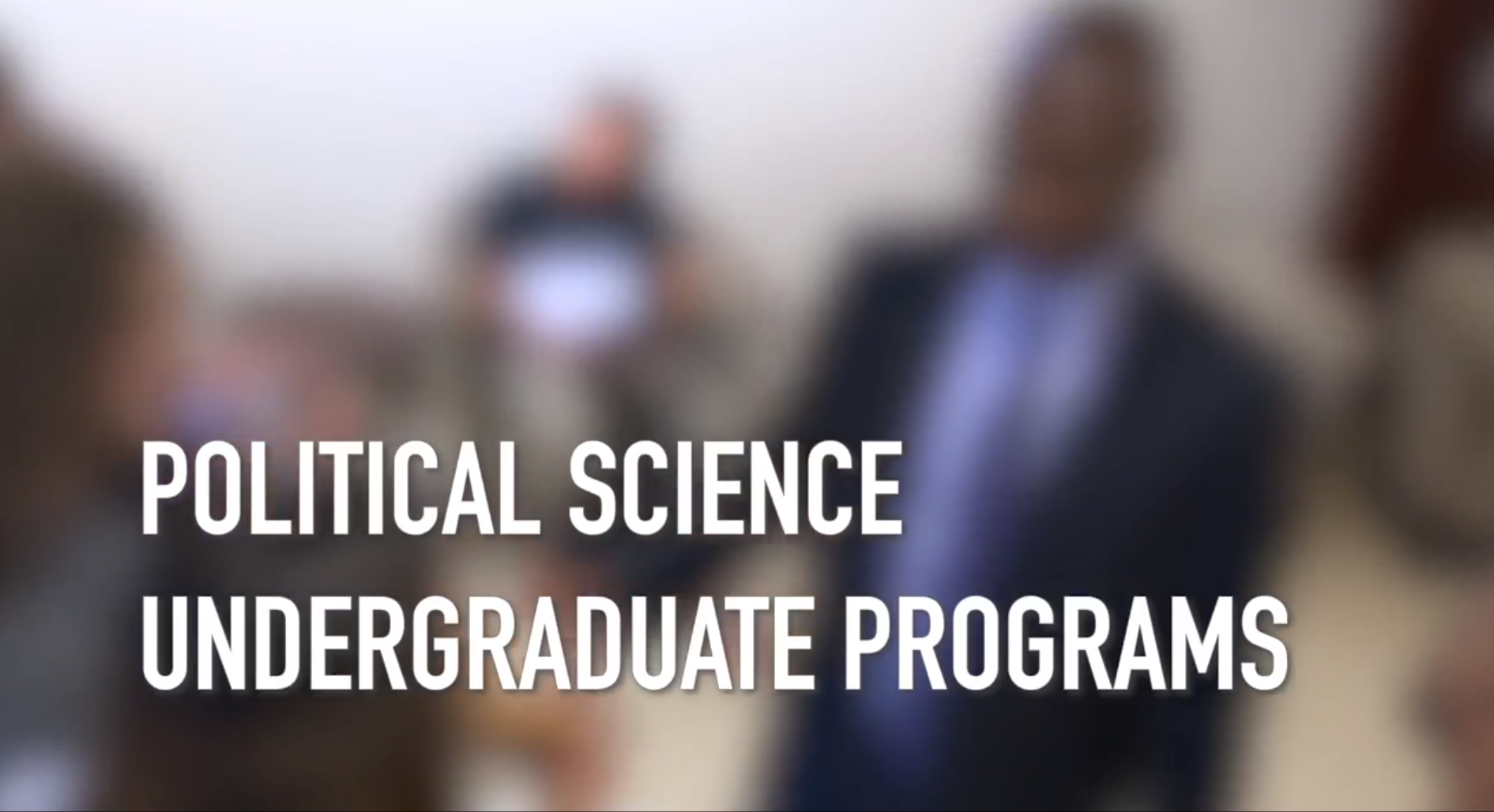 Bachelor of Public Administration | B.P.A. : Department of Political Science : Texas State ...